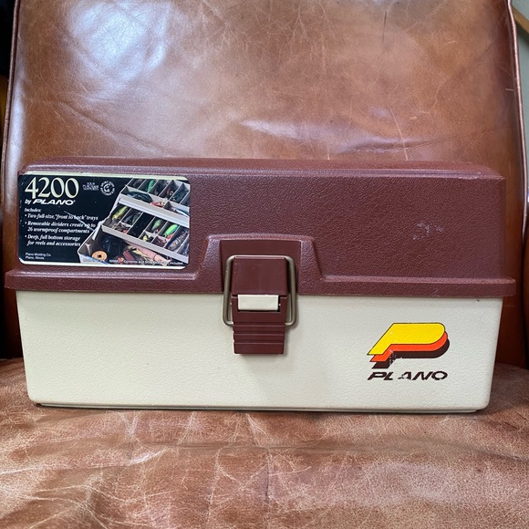 Plano | Storage & Organization | Vintage Plano 420 Fishing Tackle Box 2 ...